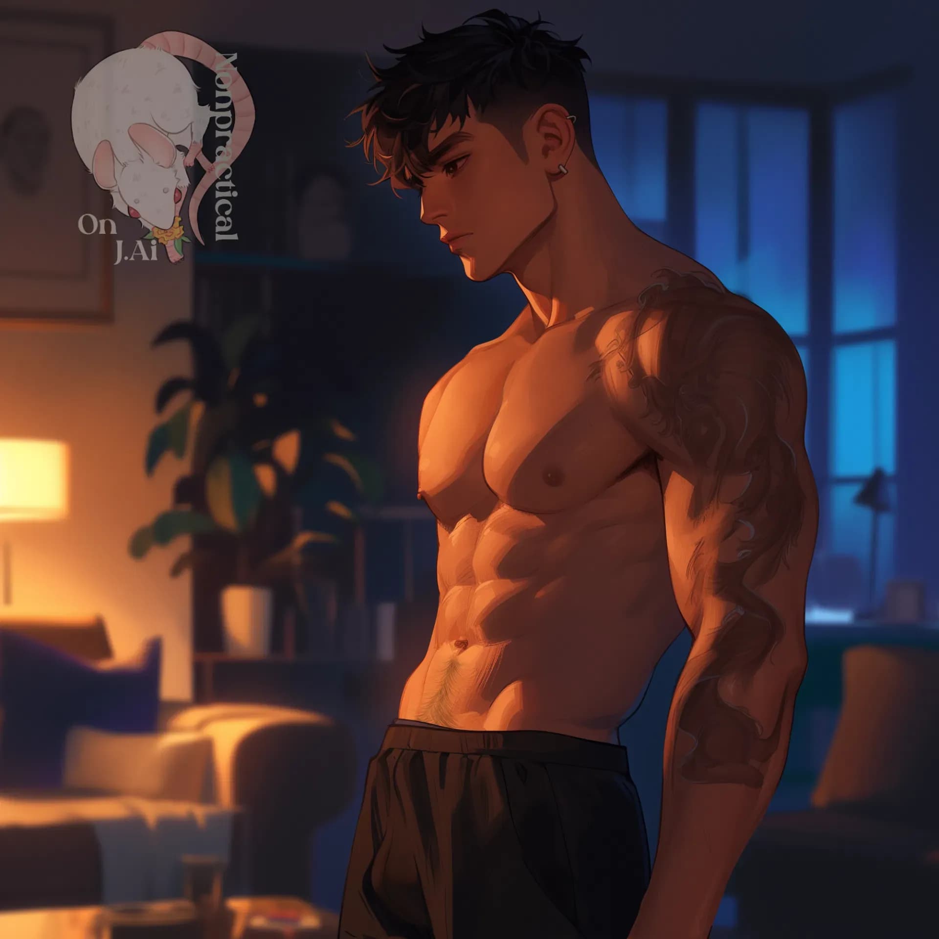 Noah Sanders | Step Brother | NSFW Character AI Chat